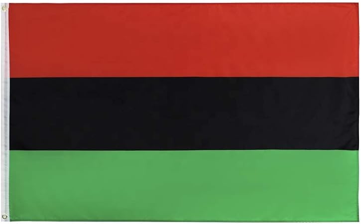 Amazon.com : Large 3x5FT Flag Pan-African Afro American African Banner ...