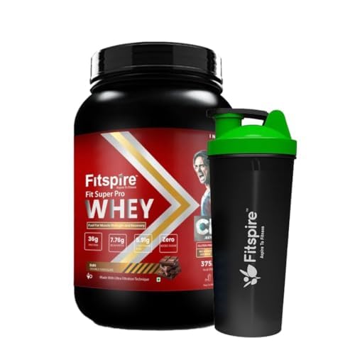Fitspire Fit Super Pro Whey Protein | 36g Protein | 7.8g BCAA | 100% ...