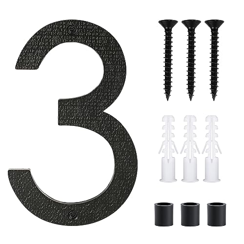 Floating House Number, 8 Inch Address Numbers Acrylic House Number ...