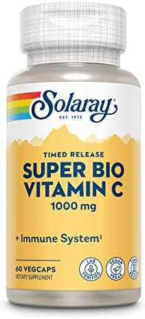 Amazon.com: SOLARAY Super Bio Vitamin C 1000mg, Buffered, Time Release ...