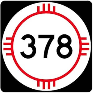 Amazon.com: MR3Graphics New Mexico State Road 378 Sticker R4178 Highway ...