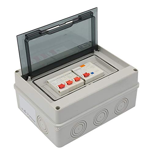 3 Way Garage Consumer Unit, IP65 Weatherproof Circuit Breaker Panel ...