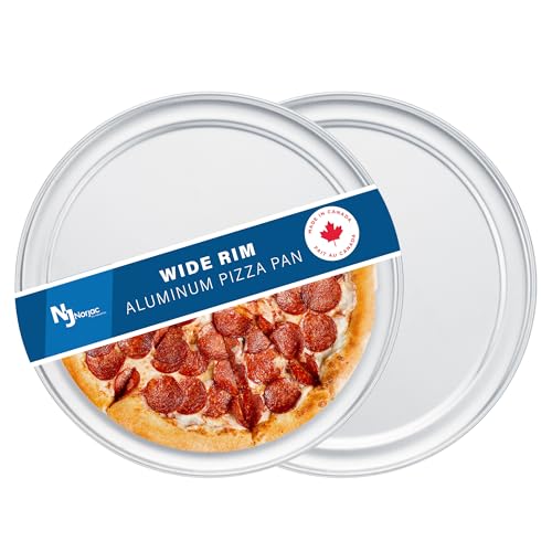 Snapklik.com : Restaurant-Grade Aluminium Pizza Pan, 16-inch, Wide Rim ...