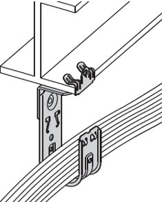 Amazon.com: BCH12-U-2-4 - Cooper B-Line Cable Hook to Beam; 3/4" Hook ...