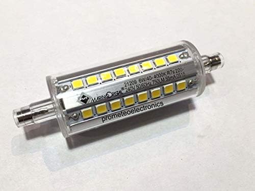 LINEARE R7S LED 117/118MM 8W 360° LUCE NATURALE 4000K 900 LUMEN ...