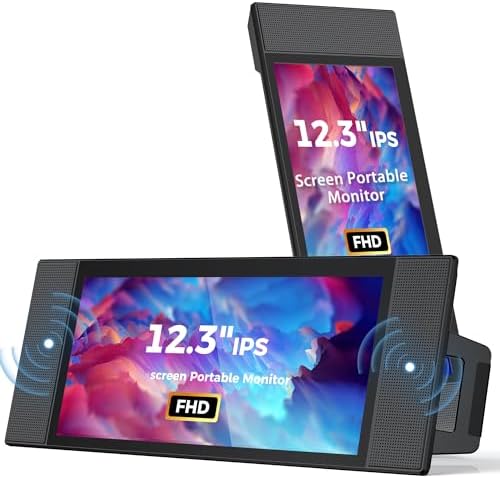 Amazon.com: Kwumsy Portable 12.3 Inch L1S Travel Monitor - Ultra Slim ...