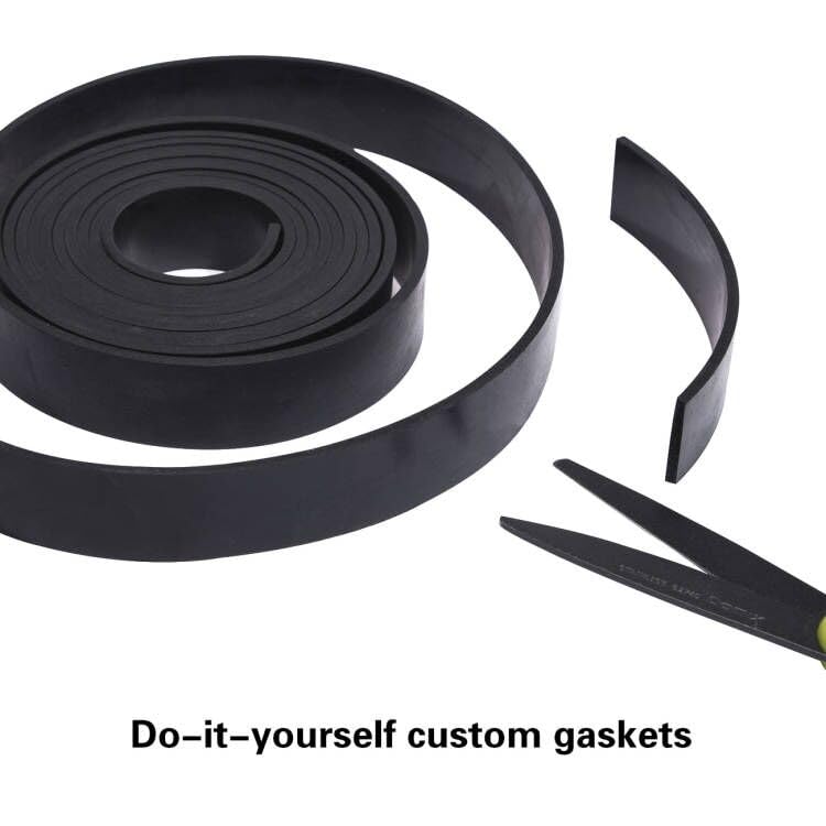 Snapklik.com : TORRAMI Solid Neoprene Rubber Strips Roll 3/16