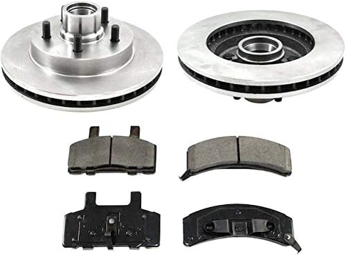 Amazon.com: Front Semi Metallic Brake Pads and Rotor Kit - Compatible with 1988-1994 Chevy C1500 ...