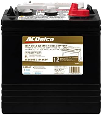 Amazon.com: ACDelco Gold 845A6V 12 Month Warranty Deep Cycle Electric ...