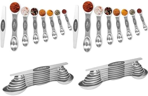 Amazon.com: 22-Piece Magnetic Measuring Cups and Spoons Set, 304 ...