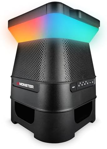Amazon.com: Monster Solar X Speaker - Bluetooth Wireless Solar Powered ...