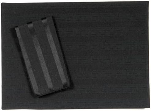 Amazon.com: Trendex Home Designs Domino Placemat, Pack of 4, Black ...