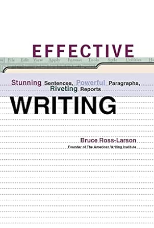 Amazon.com: Effective Writing: Stunning Sentences, Powerful Paragraphs ...