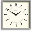 Amazon.com: JONES CLOCKS® Box Retro Dial Wall Clock - Square Clock ...