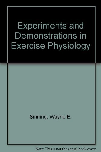 Experiments and Demonstrations in Exercise Physiology: 9780721683133 ...