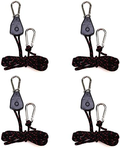 Amazon.com: XIANGLE 4 Pack 1/8 Inch 6.6ft Adjustable Rope Hanger ...