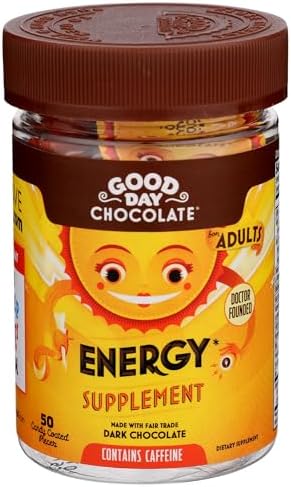 Amazon.com: Good Day Chocolate Energy Supplement with Caffeine (1 Pack ...