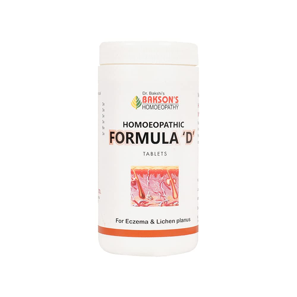 Dr. Bakshi's BAKSON'S HOMOEOPATHY Homoeopathic Formula 'D' Tablets-200 ...