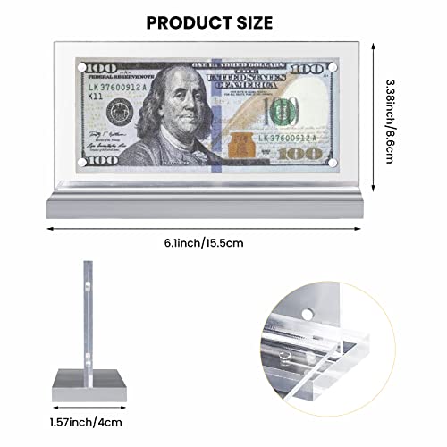 Snapklik.com : Acrylic Dollar Bill Display Frame: Dollar Bill Holder 2 ...