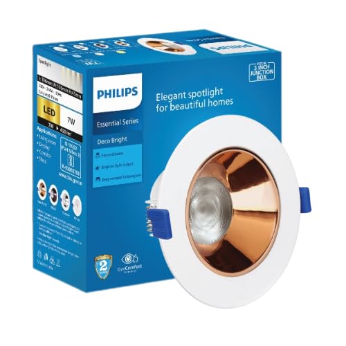 PHILIPS 7-Watt JB Rose Gold LED Spot Light | DecoBright LED Spot Light ...