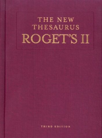 Amazon | Roget's II: The New Thesaurus | Houghton Mifflin Company ...