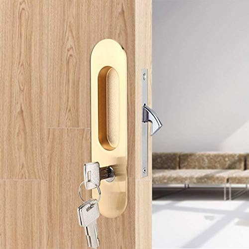 Fdit Zinc Alloy Invisible Sliding Door Latch Locks With 3 | Desertcart ...
