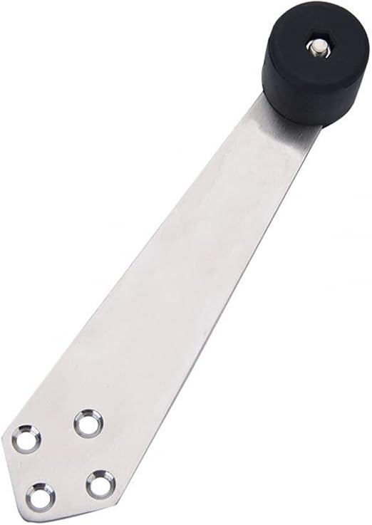 Ranrao Overhead 90° Door Stop, Stainless Steel Wall Mount Holder, Mute ...