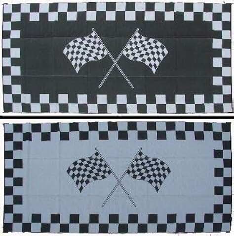 Amazon.com: checkered flag outdoor rug