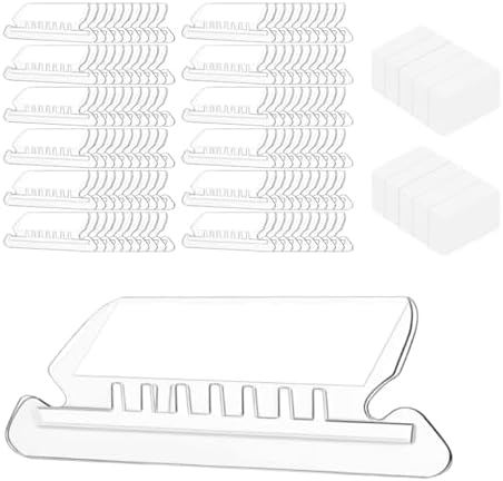 Amazon.com : CRRONG 100 Pieces Hanging File Folder Tabs Insertable ...