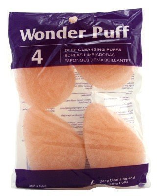 Amazon.com: Wonder Puff Deep Cleansing Puff 4's : Beauty & Personal Care