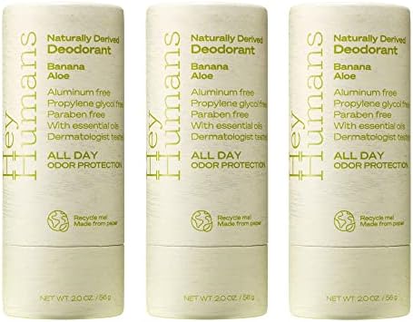 Amazon.com : Hey Humans Naturally Derived Deodorant Rosewater Ginger, 2 ...