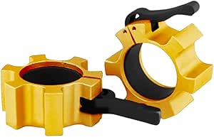 1 Pair 50mm Olympic Collars Barbell Collar Lock Dumbell Clips Clamp ...