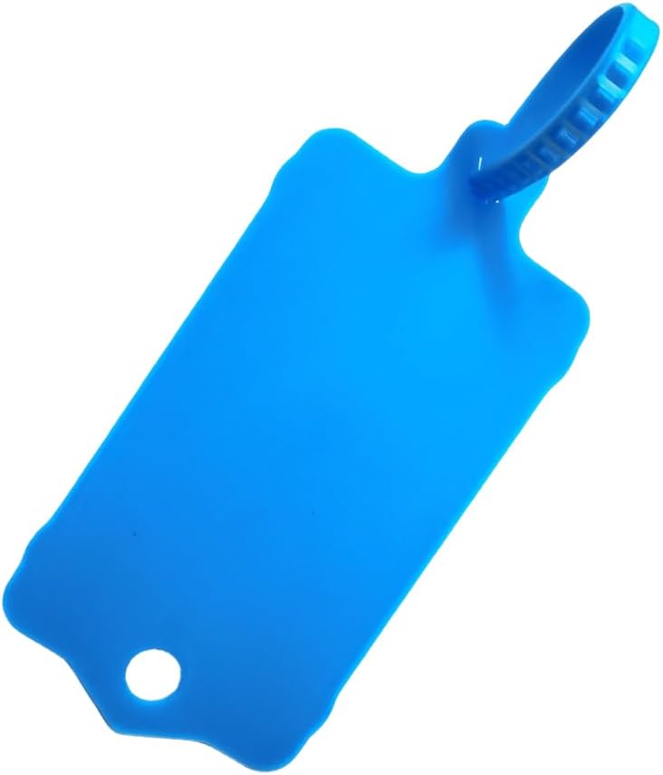 XF-Vel 100pcs Reusable Blank Plastic Tags Ties Key Tags 1.45"*2.48 ...