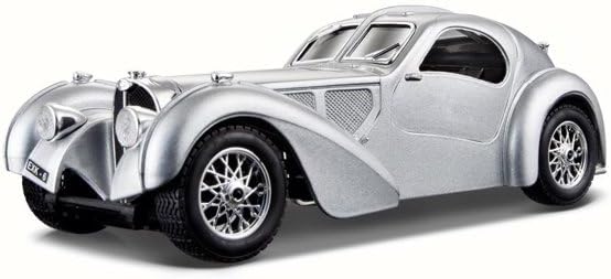 Amazon.com: Bugatti Atlantic RHD (Right Hand Drive) Silver Metallic 1/ ...