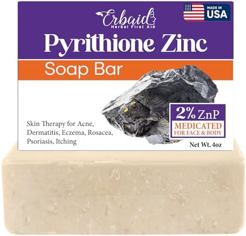 Amazon.com: Pyrithione Zinc Soap Bar for Face & Body, 4oz | 2% ZnP Bar ...