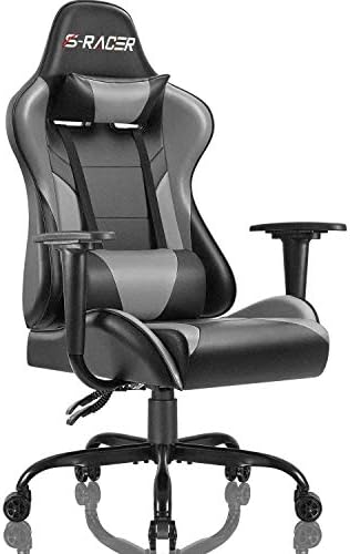 Amazon.com: Devoko Gaming Chair Racing Style High Back Computer Chair ...