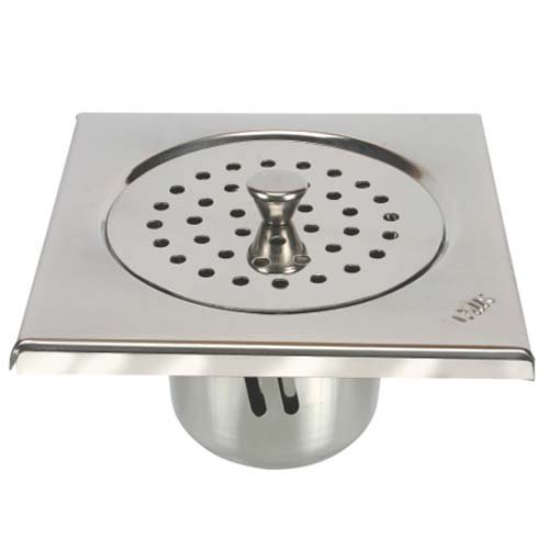 SHRUTI (Niku) 6" X 6" Stainless Still Three Piece Cockroch Jali,Floor ...