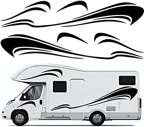 ViCiCA RV, Trailer Hauler, Camper, 6PCS Car Stripes Sticker Vinyl ...