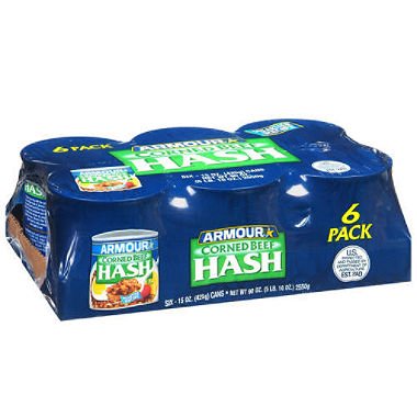 Amazon.com: Armour Corned Beef Hash (15 oz. can, 6 ct.) : Grocery ...