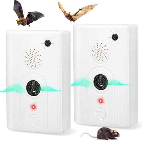 Amazon.com: Ultrasonic Bat Repellent Deterrent Devices for Attic Home ...