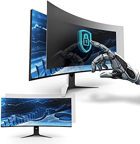 Amazon.com: DEJIMAX 34 Inch Curved Computer Privacy Screen Filter for ...