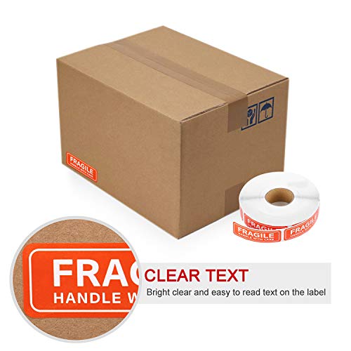 Snapklik.com : Methdic Fragile Stickers - 1x 3 Strong Adhesive Fragile ...