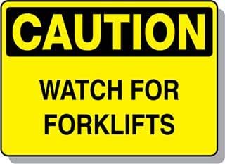 Amazon.com: Beaed - CAUTION Watch for Forklifts : Industrial & Scientific