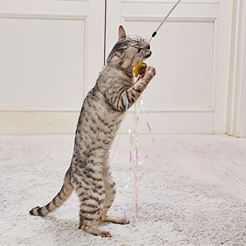 Amazon | アドメイト (ADD. MATE)猫用おもちゃ スティックじゃらし オーロラシャワー | アドメイト (ADD. MATE) | 猫じゃらし・羽のおもちゃ 通販