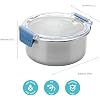 Amazon.com: Smash Stainless Steel Snack Pot, Blue, 200 ml/ 6.7oz ...