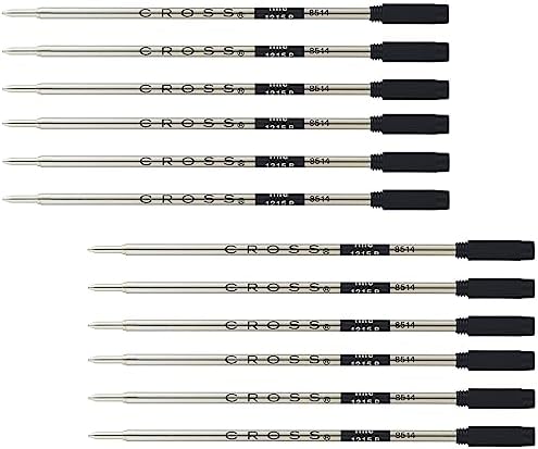Amazon.com : Cross Ballpoint Pen Refill Fine Black (8514) : Fine ...
