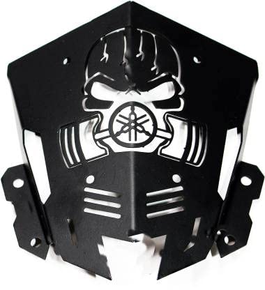 RANARC Metal Visor for Yamaha MT-15 Bike (Skull Black) : Amazon.in: Car ...