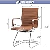 Amazon.com: Wahson Office Guest Chairs No Wheels & Reception Chairs ...