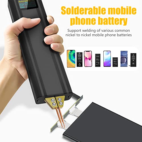 Handheld Spot Welder, DIY Mini Spot Welder with 5000mAh Battery for ...