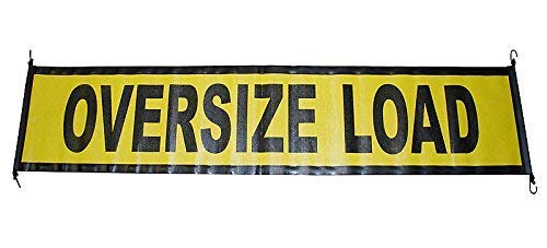 18" x 84" Mesh Oversize Load Sign with Bungees - Shippers Supplies ...
